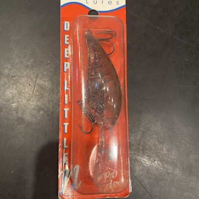 Norman Lures Deep Little N 2 1/2" Dives 9-12ft 3/8oz Phantom Brown Craw ...