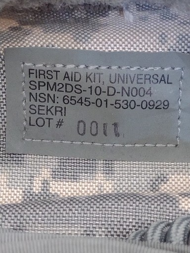 US Issue ACU Improved First Aid Kit Pouch With Insert Camouflage Bag ...