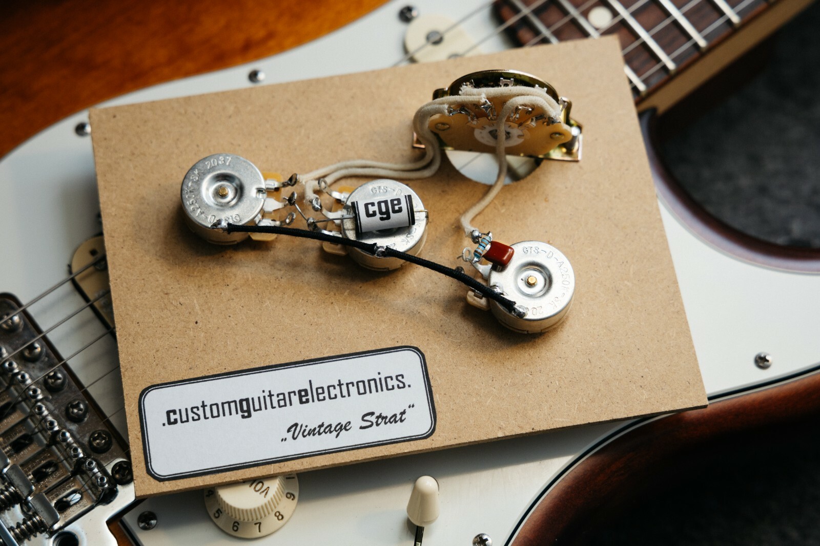 CUSTOM "Strat" Wiring "prewired kit" US/Mex - Schaltung für E-Gitarren ...