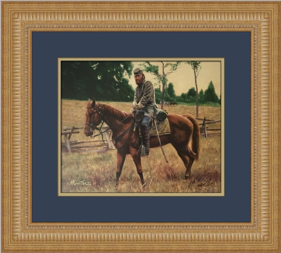 Mort Kunstler Stonewall Jackson On Little Sorrel Signed L/ED Custom ...