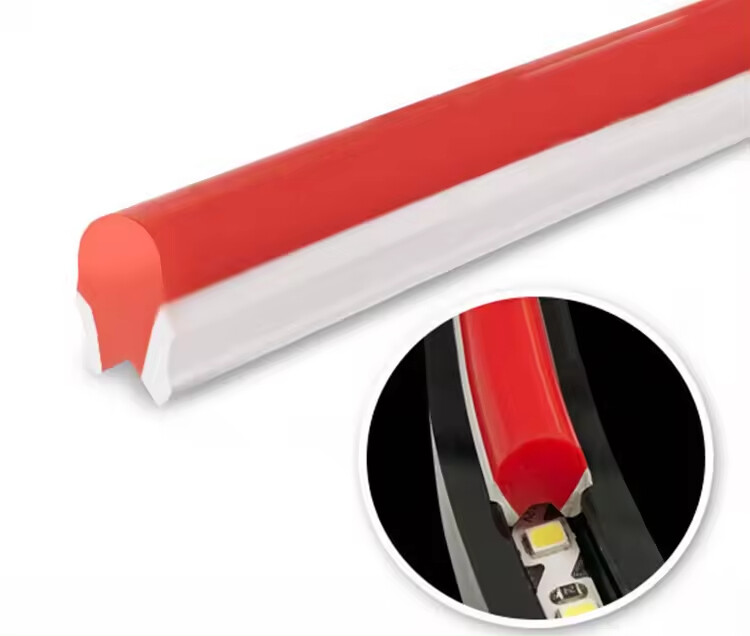 Separated Neon Flexible LED Light Strip Cover Silicone Bendable Outdoor ...