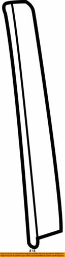 75762-60030 Toyota Moulding, rear door window frame, front lh ...