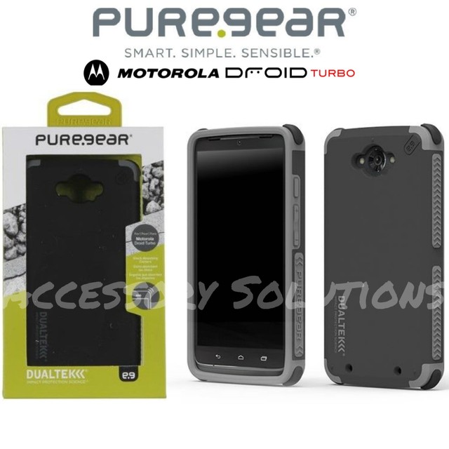 PureGear Motorola Droid Turbo Xt1245 DualTek Extreme Case Tough Cover ...