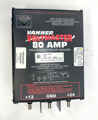 VANNER 66-80 24 Volt DC Input 12 Volt DC Output 80 Amp Equalizer | eBay