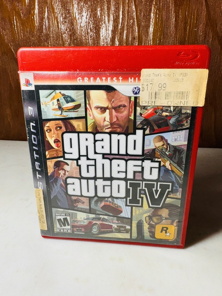 Grand Theft Auto IV Greatest Hits (PlayStation 3) Complete/Tested CIB ...