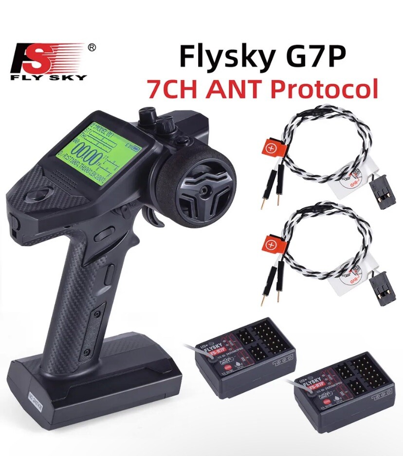 Flysky G7P RC Transmitter and Receivers R7P FS-R7P 7CH 2.4Ghz Remote ...