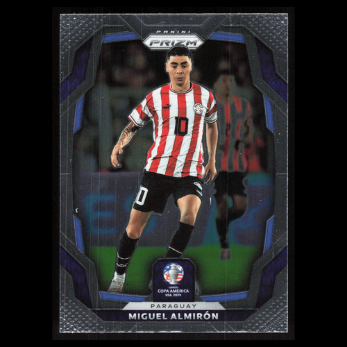 Miguel Almiron #82 2024 Panini Prizm CONMEBOL Copa America Paraguay ...