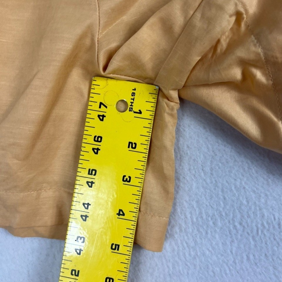 Zara Shorts Women's Large Yellow Slash Pocket Lingerie Linen Cotton ...