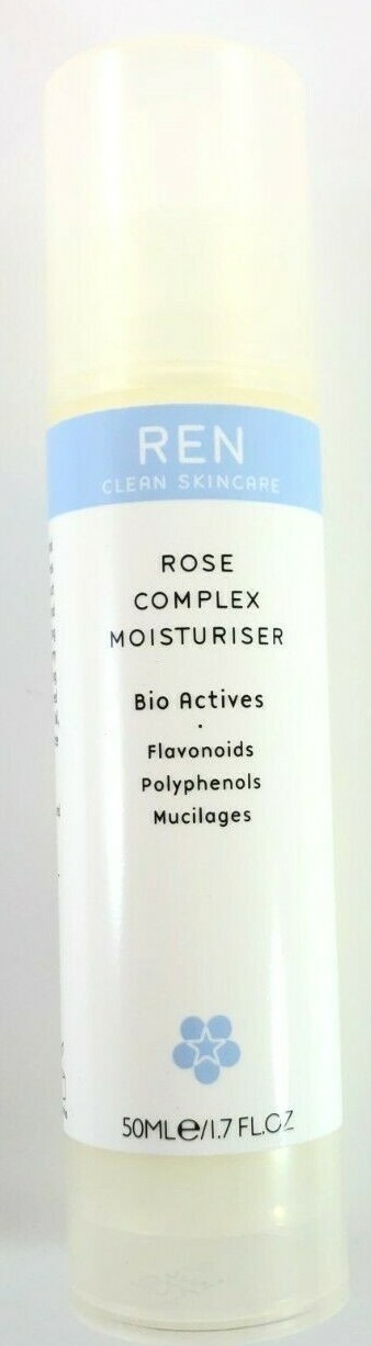 Ren Clear Skincare Rose Complex Moisturiser Bio Actives, Normal 1.7oz ...