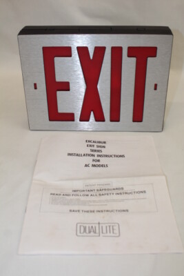 Exit Signs - Dual Lite