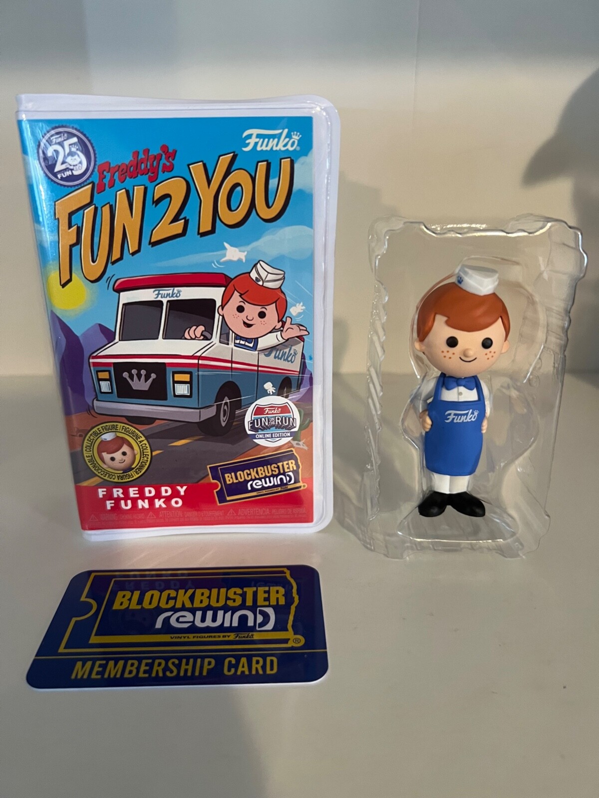 IN HAND Blockbuster Rewind Freddy Funko Fun on Run Figurine ...