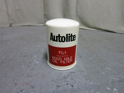 1969 Mustang Boss 429 Oil Filter Autolite FL-1 6000 Mile Oil Filter ...