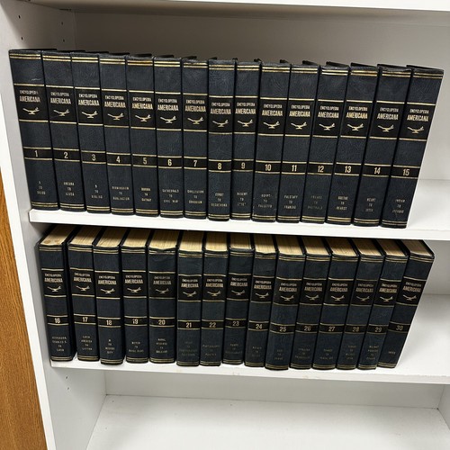 Encyclopedia Americana International Edition Complete 30 Volume Set HC ...