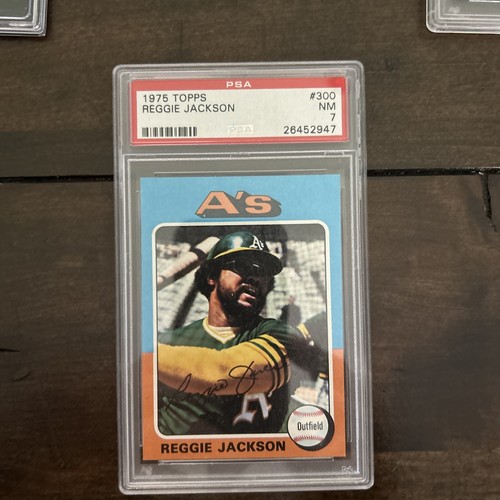 1975 Topps Reggie Jackson #300 Oakland Athletics PSA 7 NM | eBay