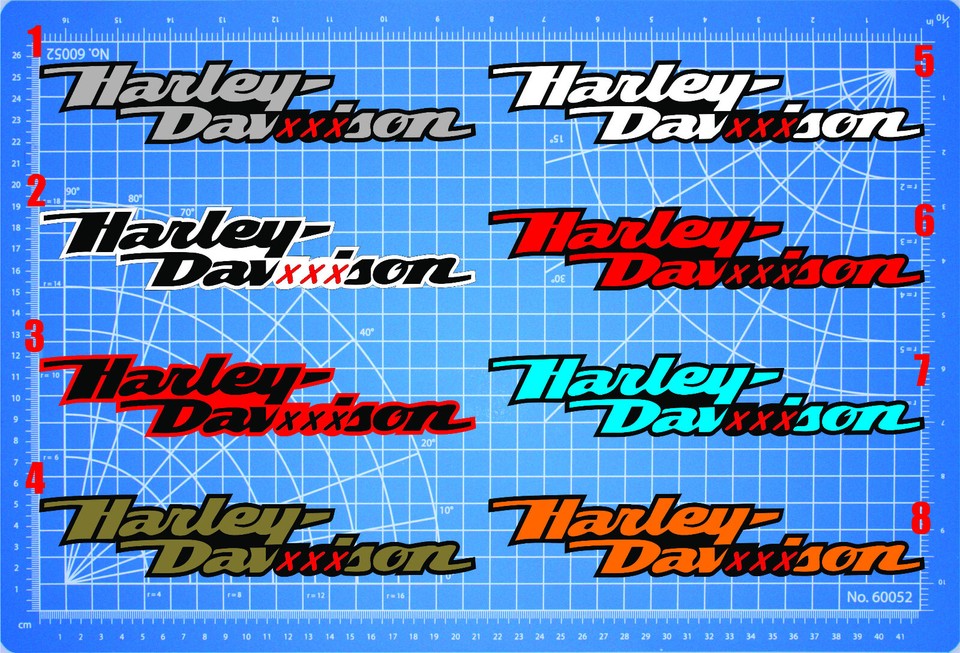 Harley Dyna Street Bob Style Decals Kit Suitable Fit Gas Tank Vinyl ...