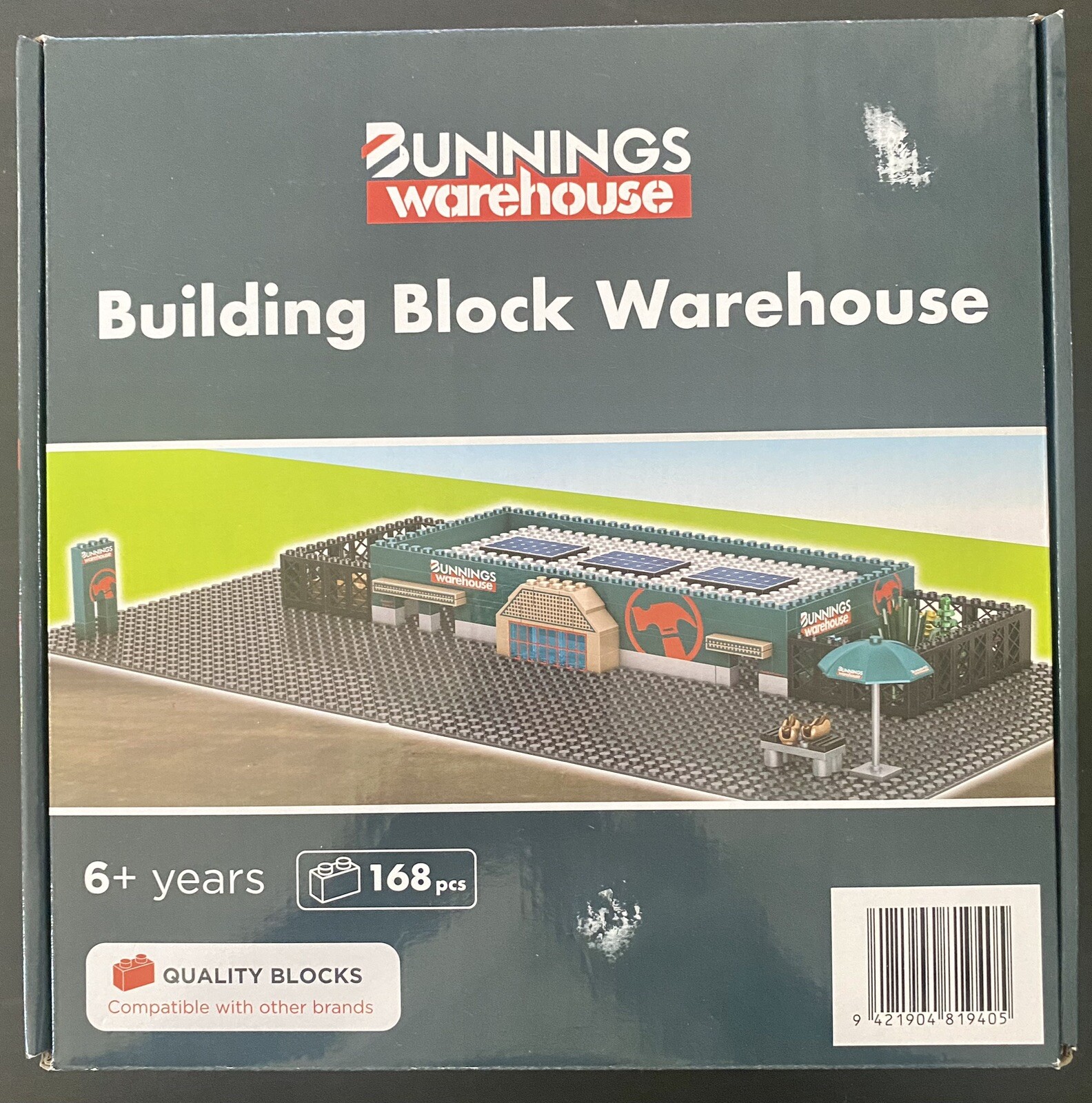 Bunnings Warehouse Building Block 168pcs & Trolley 42pcs nova brix Toys ...