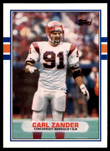 1989 TOPPS TRADED. CARL ZANDER . CINCINNATI BENGALS #117T | eBay