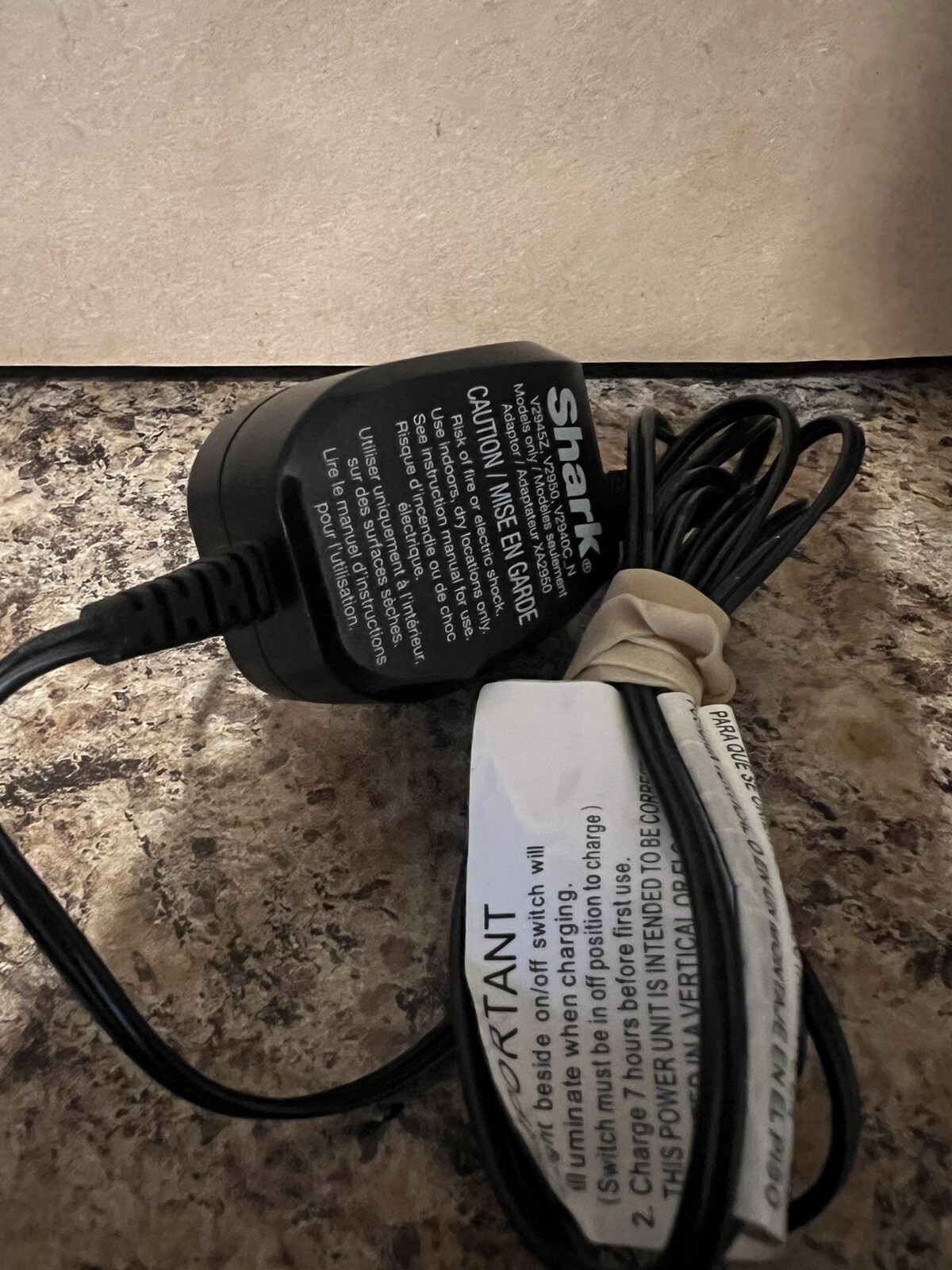 OEM GENUINE - SHARK XA2950 AC ADAPTER FOR SHARK V2945Z V2950 V2940C_N ...