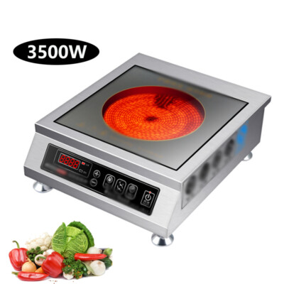 3500W Commercial Home Electric Ceramic Cooker Hot Plate Cooktop 11 ...