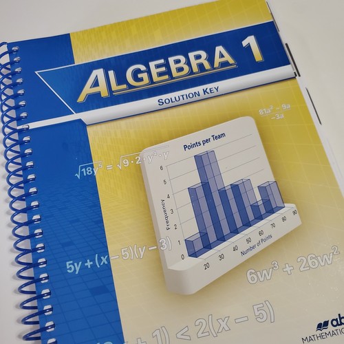 Abeka Algebra 1 Math Solution Key Teachers Answer Book Homeschool ...