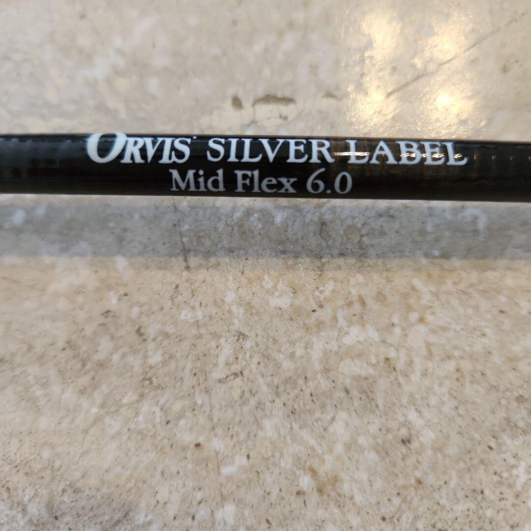 ORVIS Silver Label Mid Flex 6.0 8'6 3oz Fishing Reel rod Fly ORVIS Silver Label Mid Flex 6.0 8'6 3oz Fishing Reel rod Fly