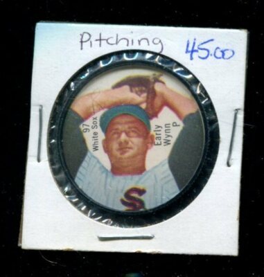 1962 Salada Baseball Coins #97 Early Wynn PITCHING Black Pencil TOUGH ...