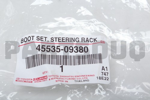 4553509380 Genuine Toyota BOOT SET STEERING R 45535-09380 | eBay