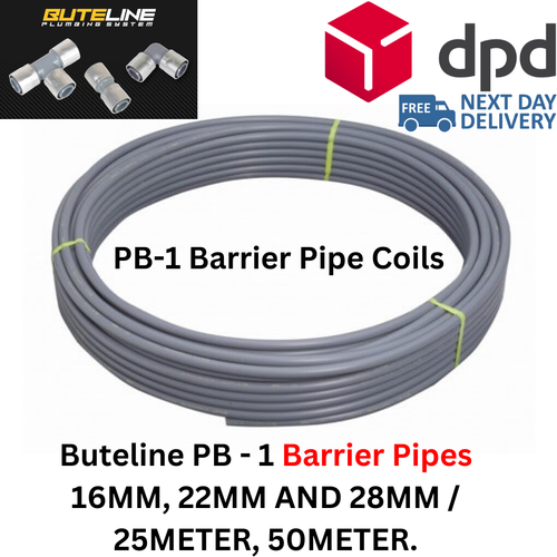 Barrier Pipes Buteline PB - 1 16MM, 22MM AND 28MM / 25M, 50M AND 100M ...