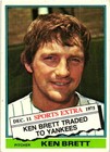 KEN BRETT 1976 Topps #401T $1 Items MUST Buy 2 to Qualify B18R3S16P8 | eBay