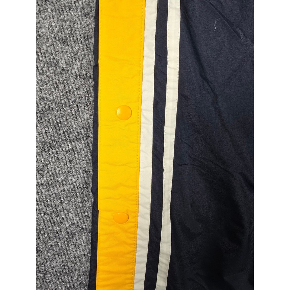 Holloway Men's Navy Yellow Snap Away Track Pants Size Large Athletic ...