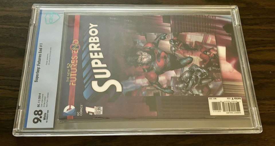 Superboy Futures End #1 CBCS 9.8 Nov 2014 DCJorge Jimenez 3-D ...