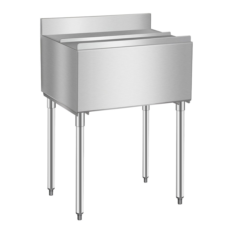 Commercial Ice Bin 78.4 L Underbar Ice Bin 30 x 19 x 37 in Stainless ...