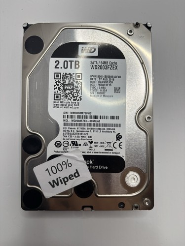 WD2003FZEX-00SRLA0 WD Black SATA 2TB Hard Drive Tested | eBay