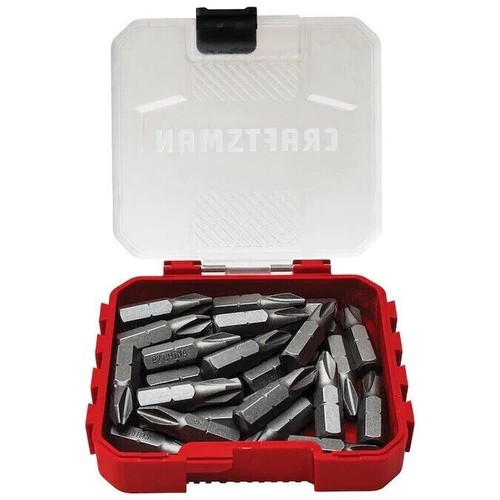 CRAFTSMAN 1-in #2 Phillips Screwdriver Bit (30-Piece) Tools Accessories ...