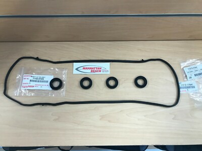GENUINE TOYOTA PRIUS 1.8 VALVE COVER GASKET 11213-37041 & 4-11193-0T020 ...