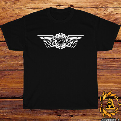 New Wingstop Restaurant Logo Black/Sport Grey/White/Navy/Red T-Shirt S ...