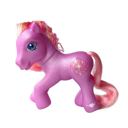My Little Pony MLP G3 Twinkle Twirl Pony Figure Pink Brushable 2004 ...