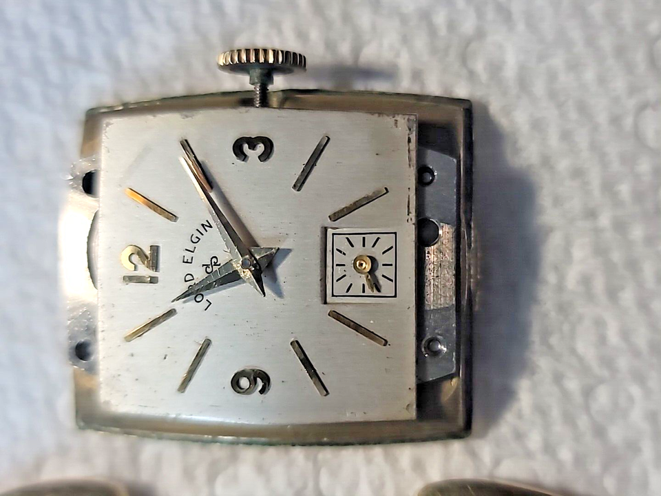 Vintage Rare Drivers Men’s Lord Elgin 21J cal 670 14K GF Case 4625 VG ...