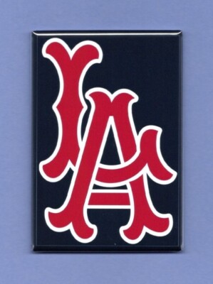 LOS ANGELES ANGELS LOGO *2X3 FRIDGE MAGNET* MLB BASEBALL FAN SOUVENIR ...