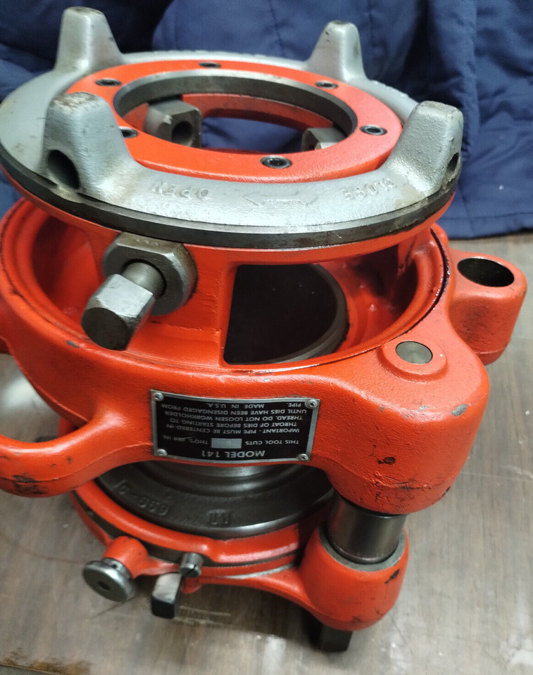 Ridgid 141 Pipe Threader Receding Geared 2 1/2”-4” Jam Proof NICE! | eBay