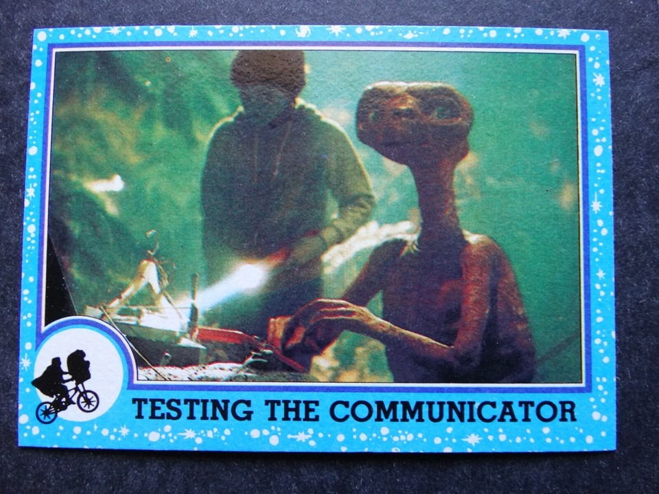 1982 Topps E.T. The Extra Terrestrial Trading Card Complete Your Set U ...