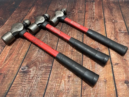 Matco Tools Ball Peen Hammer Set (BH24F, BH32, BH48P) Three Hammers ...