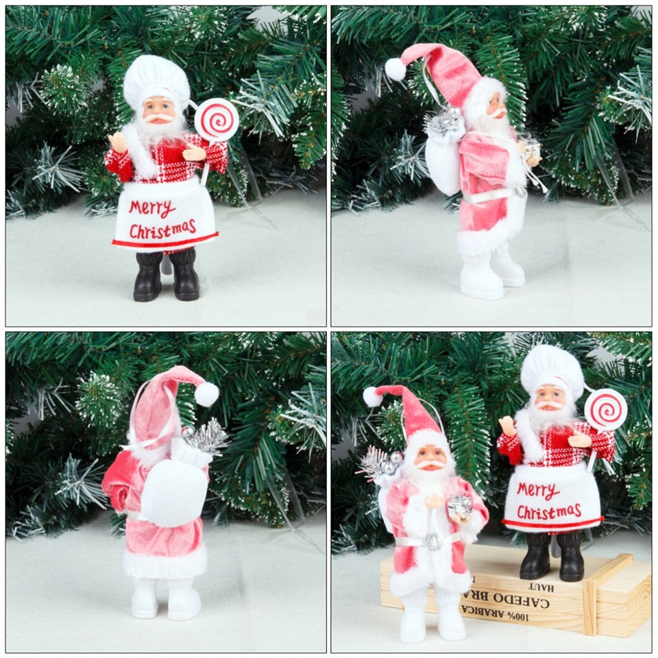 2 Pcs Decoration Ornaments Christmas Santa Clause Party Supplies | eBay UK