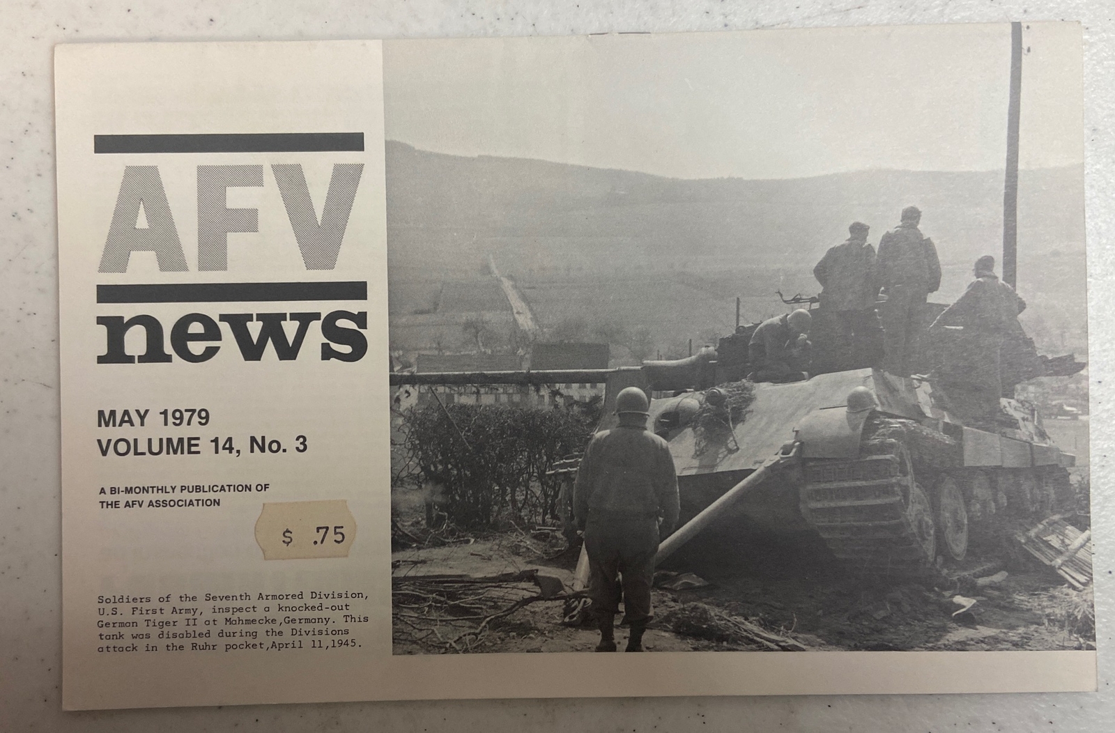 AFV News V14 N3 German Tiger Formations WW2 | eBay