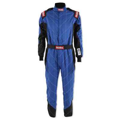RaceQuip One Piece Multi Layer Fire Suit Blue Medium Tall SFI 3.2A / 5 ...