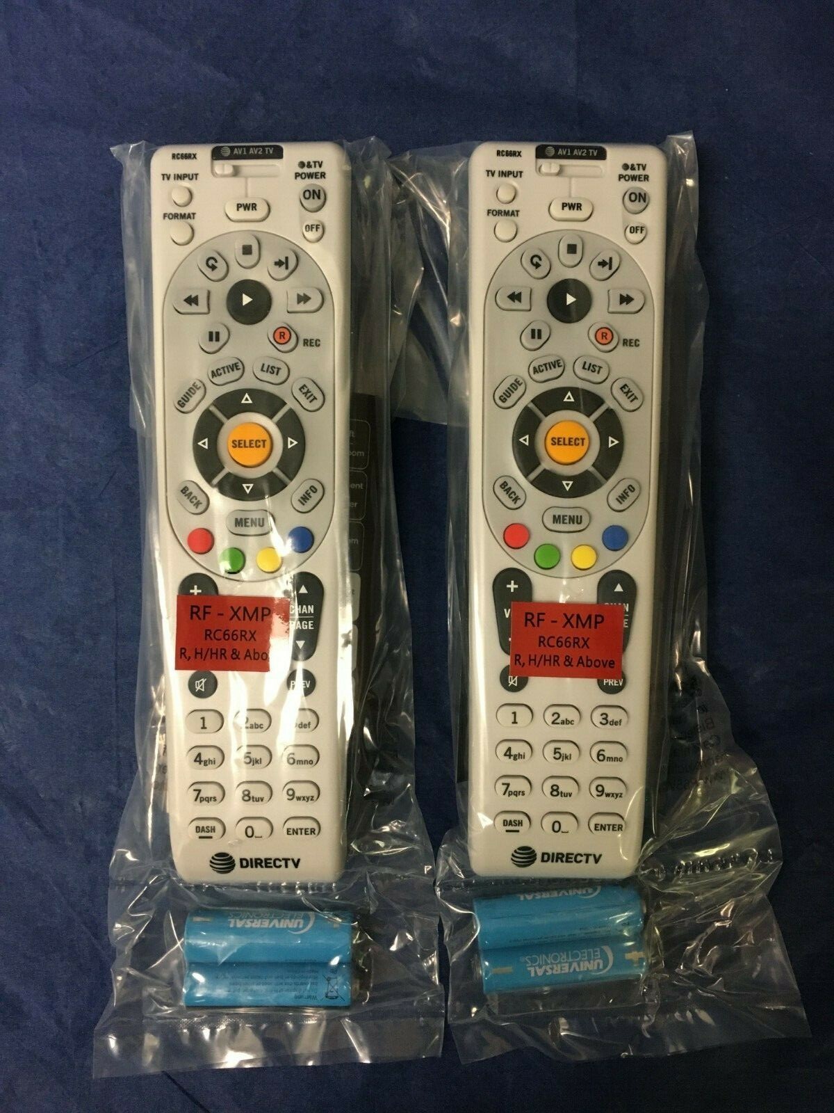 2 PACK - DirecTV RC66RX Universal RF Remote DTV - NEW | eBay