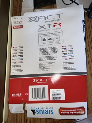 Sirius Satellite Radio Plug & Play System XAct BXTR7UK Car & Home ...