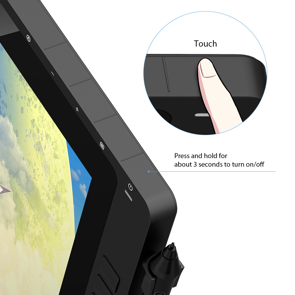XP-Pen Artist 22R Pro Graphics Drawing Tablet Screen Battery-free ...