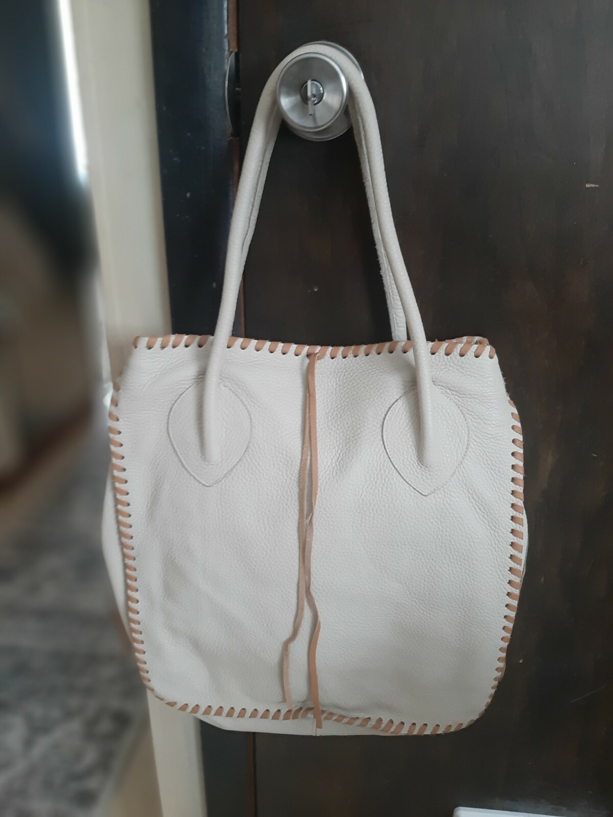 Vintage Carla Mancini Handmade Leather Handbag Purse … - Gem