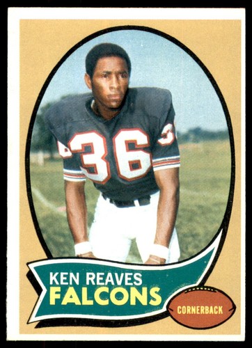 1970 Topps Football Ken Reaves RC Atlanta Falcons #99 | eBay